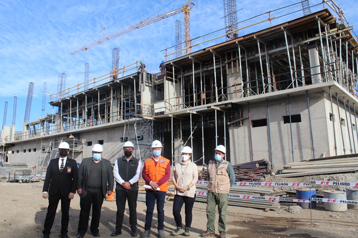 Andes on line | Un 14% de avance presentan las obras del nuevo cuartel de la PDI en avenida ...