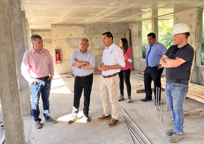 Andes on line | Avanza la construcción del nuevo cuartel de la Sexta Compañía de Bomberos de ...