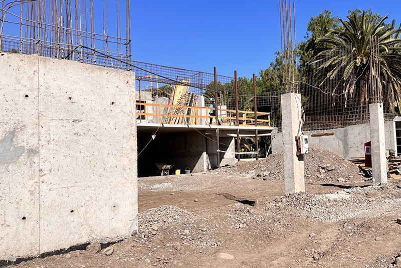 Andes on line | Avanza la construcción del nuevo cuartel de la Sexta Compañía de Bomberos de ...