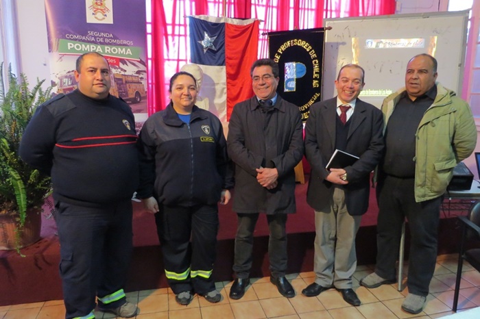 Andes on line | Colegio de Profesores entregará aporte mensual a la Segunda Compañía de Bomberos ...