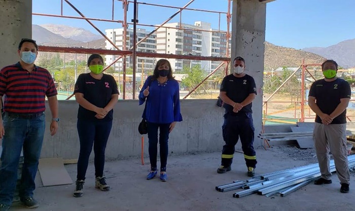 Andes on line | Un 70% de avance presentan las obras del nuevo cuartel de la Segunda Compañía ...