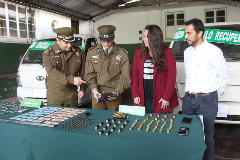 Andes on line | SIP de Carabineros encuentra arma, municiones, droga y ...