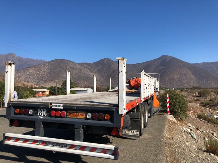 Andes on line | PDI recupera rampla de camión argentino que fue robada ...